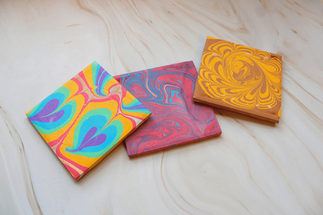 Suminagashi Coaster Workshop